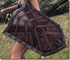 ESO Fashion | Ancient Orc Ruby Ash Shield (Elder Scrolls Online)