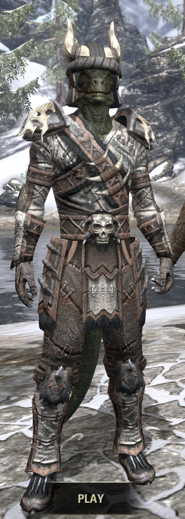 ESO Fashion | Winterborn Warrior's Costume (Elder Scrolls Online)
