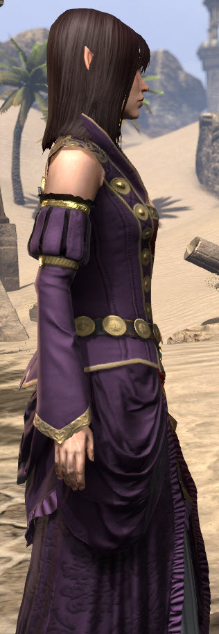 ESO Fashion | High-Collared Coin Ball Gown (Elder Scrolls Online)