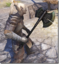 ESO Fashion | Trinimac Calcinium Axe (Elder Scrolls Online)