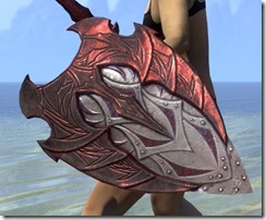 ESO Fashion | Xivkyn Ruby Ash Shield (Elder Scrolls Online)