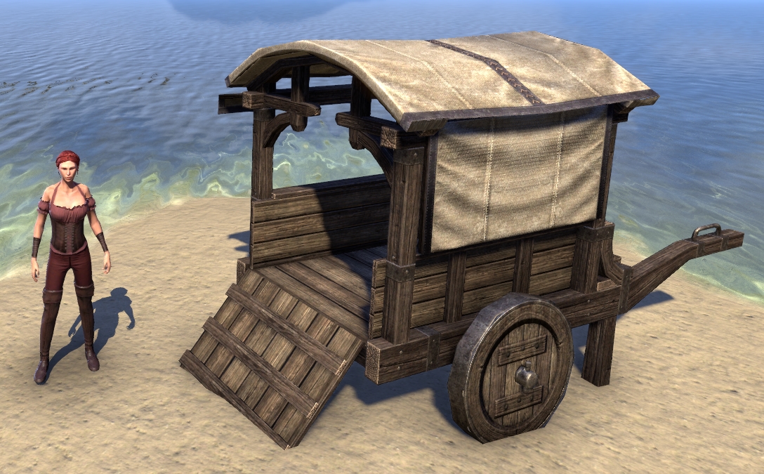 ESO Fashion | Breton Cart, Covered Open (Elder Scrolls Online)