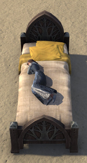 ESO Fashion | High Elf Bed, Verdant (Elder Scrolls Online)