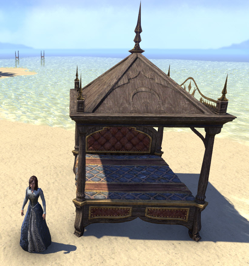 ESO Fashion | Khajiit Bed, Canopy (Elder Scrolls Online)