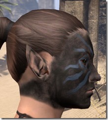 ESO Fashion | Radiant Blue Strokes on Black (Elder Scrolls Online)