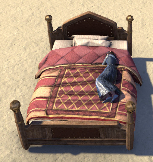 ESO Fashion | Redguard Bed, Full Arched (Elder Scrolls Online)