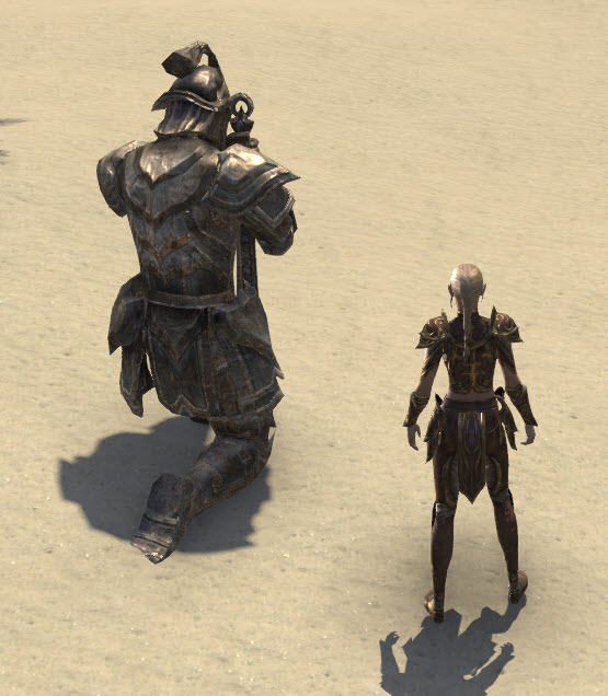 ESO Fashion | Kneeling Ansei Statue (Elder Scrolls Online)