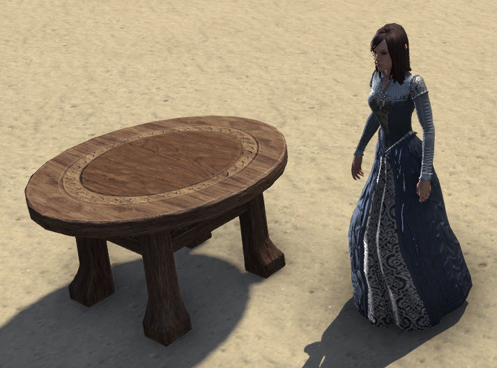 ESO Fashion | Breton Table, Round (Elder Scrolls Online)