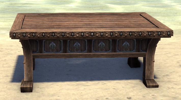 ESO Fashion | High Elf Desk, Sturdy (Elder Scrolls Online)
