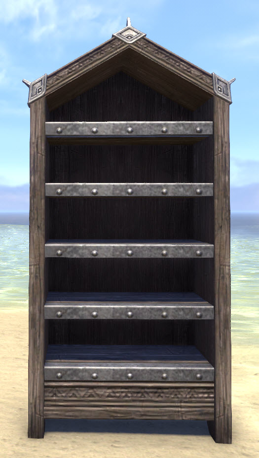 ESO Fashion | Orcish Bookshelf, Peaked (Elder Scrolls Online)