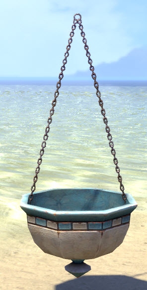 ESO Fashion | Redguard Pot, Hanging Mosaic (Elder Scrolls Online)