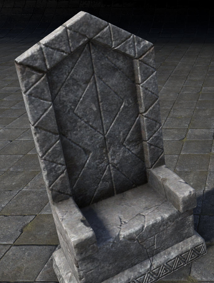 ESO Fashion | Orcish Throne, Pedestal (Elder Scrolls Online)