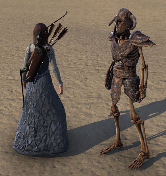 ESO Fashion | Target Skeleton, Robust Humanoid (Elder Scrolls Online)