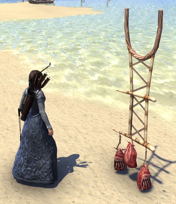 ESO Fashion | Wood Elf Rack, Dried Meat (Elder Scrolls Online)