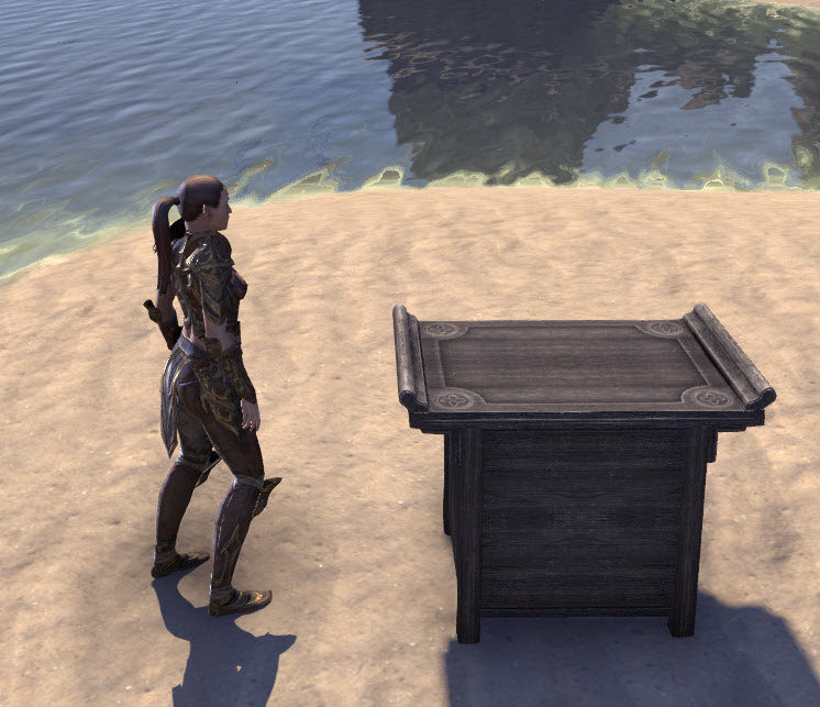 ESO Fashion | Hlaalu Dresser, Scroll Rack (Elder Scrolls Online)