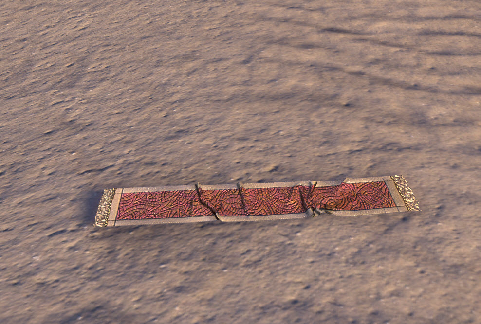 ESO Fashion | Redoran Table Runner, Gilded Ochre (Elder Scrolls Online)