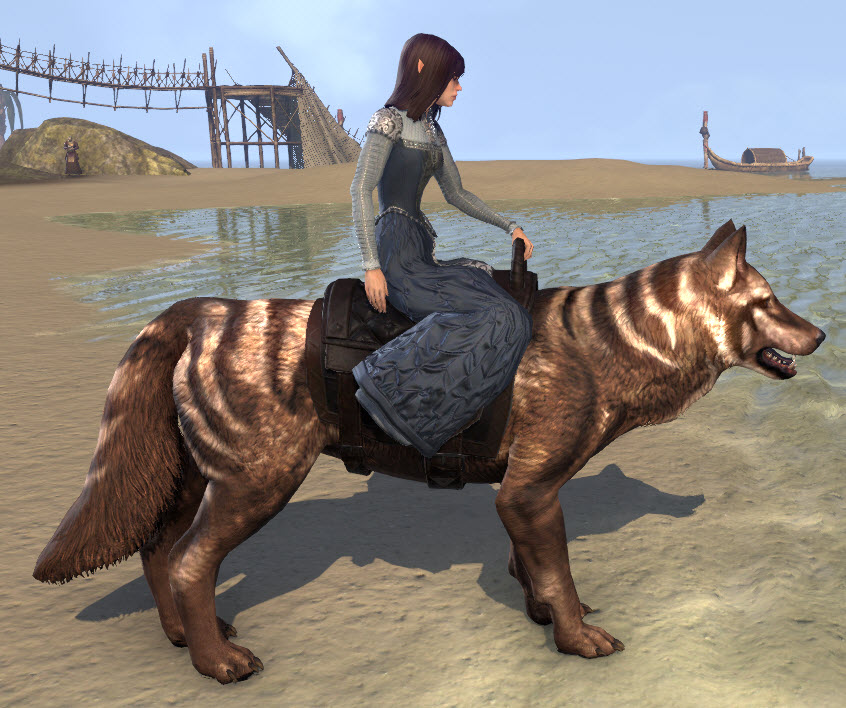ESO Fashion | Gorne Striped Wolf Mount (Elder Scrolls Online)