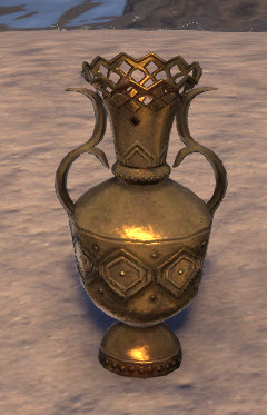 ESO Fashion | Hlaalu Vase, Gilded (Elder Scrolls Online)