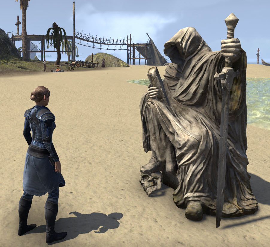 ESO Fashion | Ayleid Statue, Pious Priest (Elder Scrolls Online)