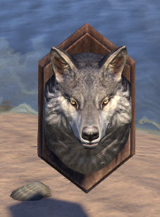 ESO Fashion | Wolf Head, Wall Mount (Elder Scrolls Online)