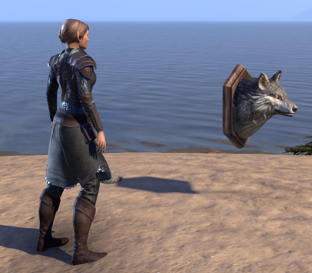 ESO Fashion | Wolf Head, Wall Mount (Elder Scrolls Online)