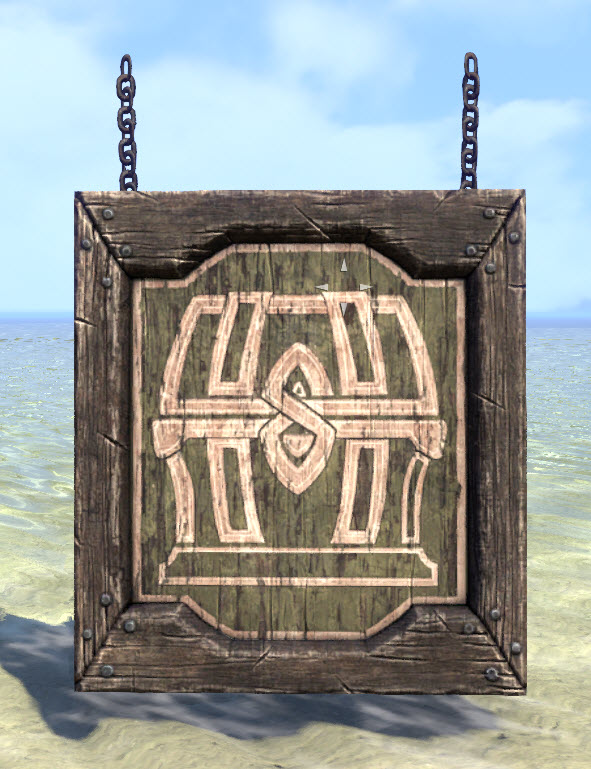 ESO Fashion | Banker's Sign, Large (Elder Scrolls Online)