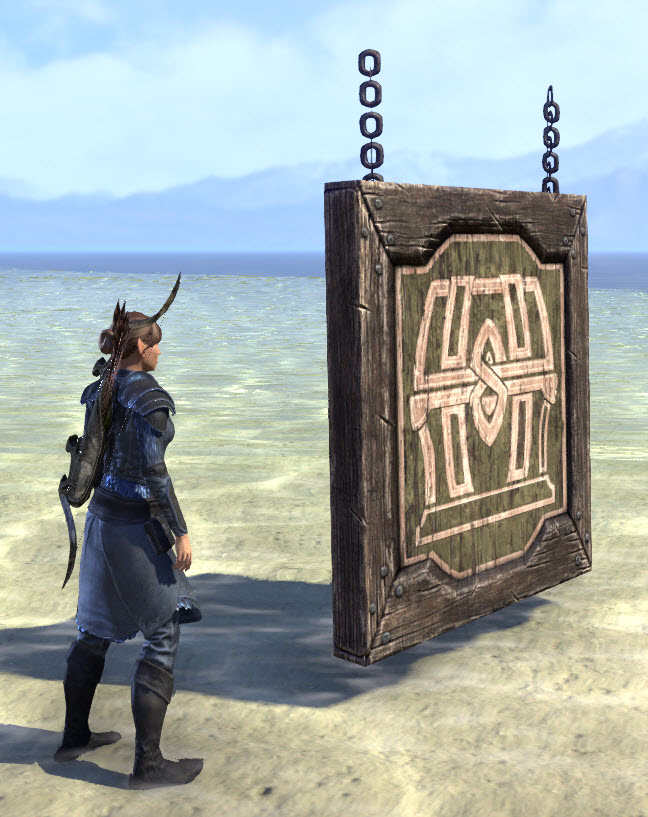 ESO Fashion | Banker's Sign, Large (Elder Scrolls Online)