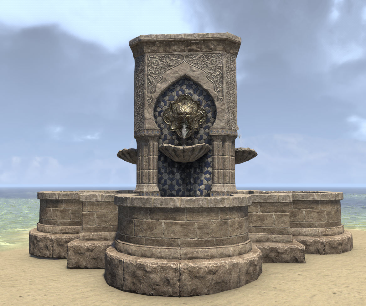 ESO Fashion | Redguard Fountain, Pillar (Elder Scrolls Online)