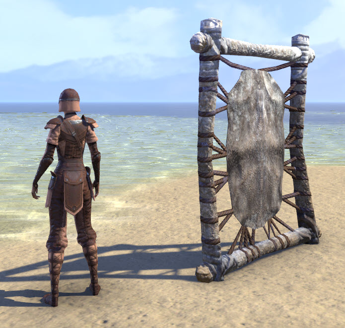 ESO Fashion | Riekling Tanning Rack, Stretched (Elder Scrolls Online)
