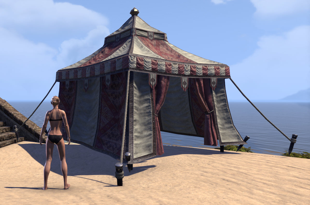 ESO Fashion | Redguard Tent, Squared Silk (Elder Scrolls Online)