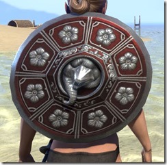 ESO Fashion | Tsaesci Ruby Ash Shield (Elder Scrolls Online)