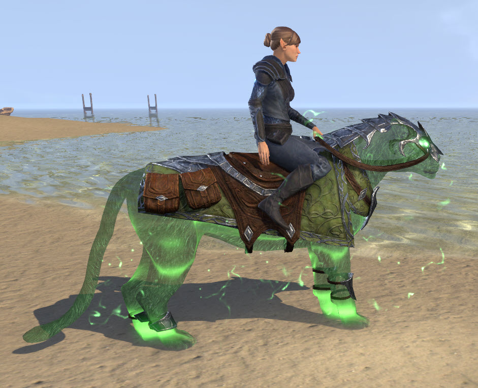 ESO Fashion | Green-Graht Ghost Cat (Elder Scrolls Online)