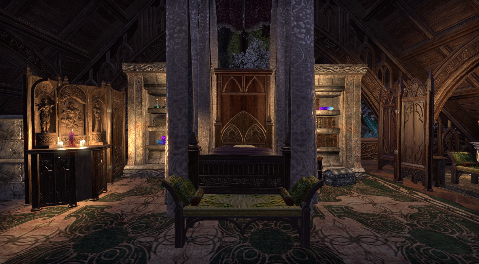 ESO Fashion | Elven Sorcerer's Residence, W/ Elsa Throne Room [NA ...