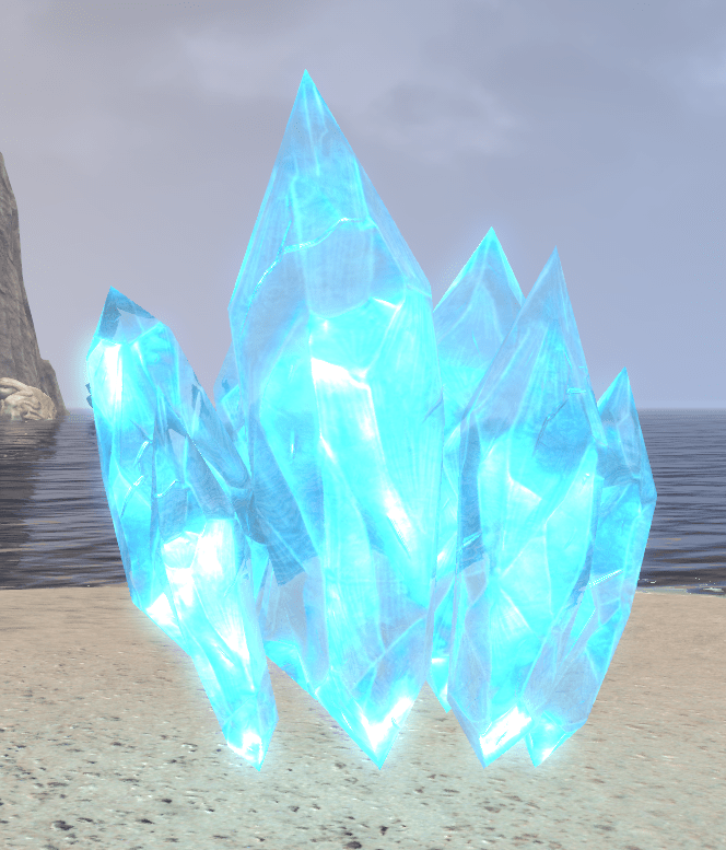 ESO Fashion | Blue Crystal Cluster, Large (Elder Scrolls Online)
