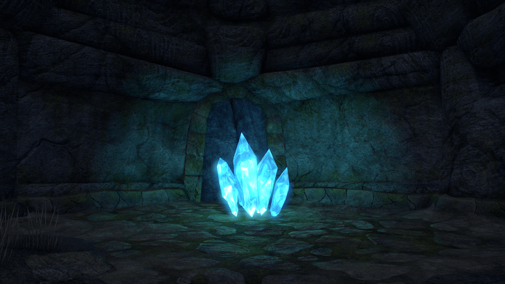 ESO Fashion | Blue Crystal Cluster, Large (Elder Scrolls Online)