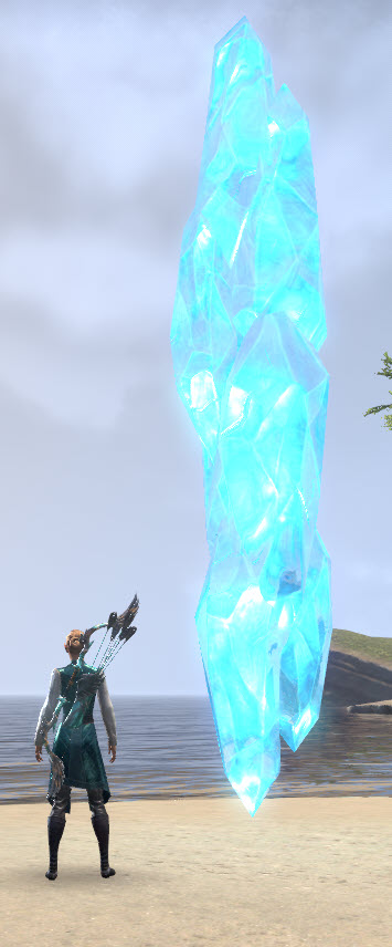 ESO Fashion | Blue Crystal Spire, Large (Elder Scrolls Online)