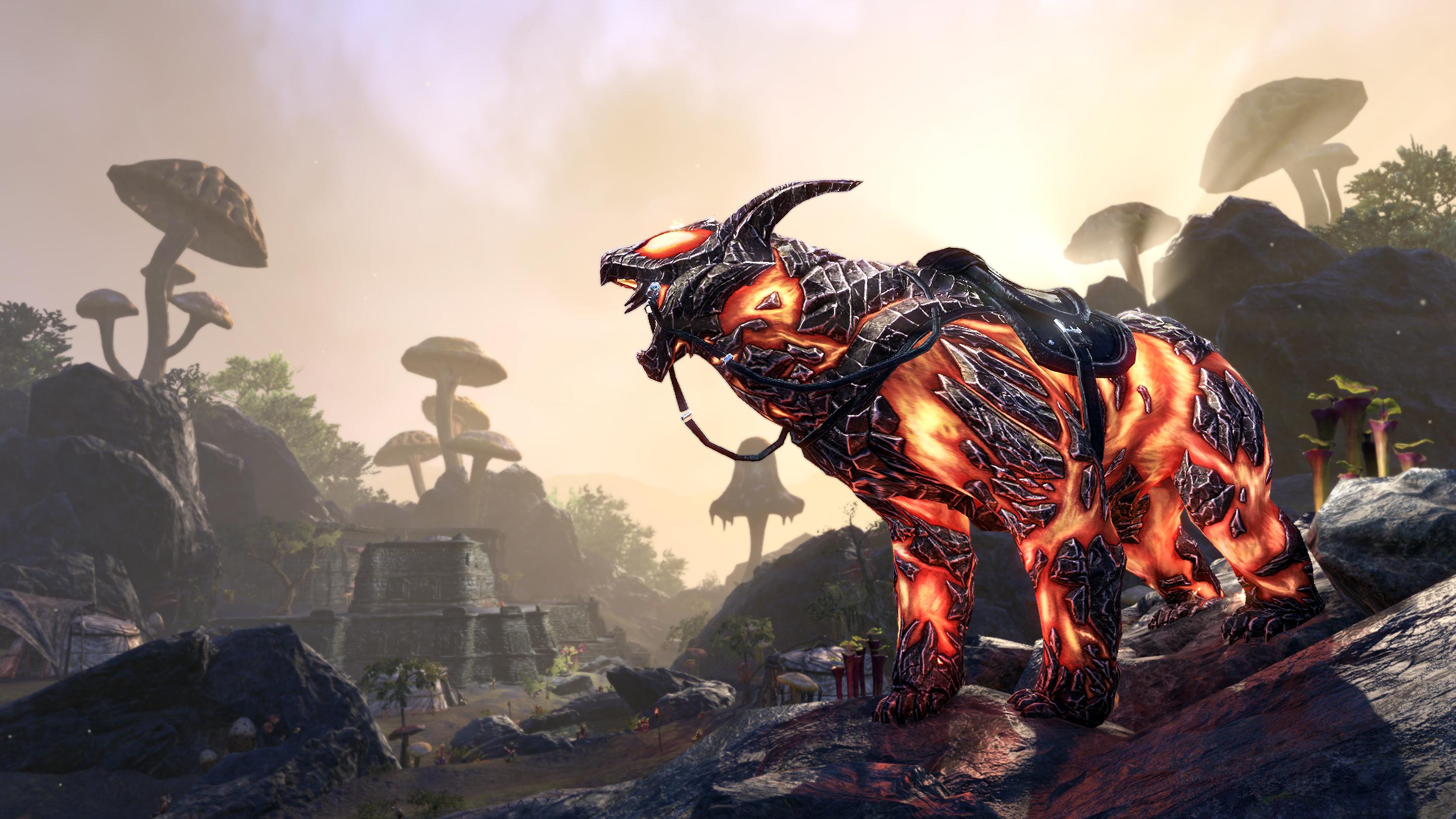 Eso Fashion Flame Atronach Crown Crates Elder Scrolls Online