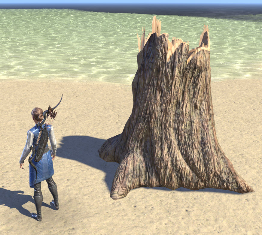 ESO Fashion | Stump, Rotten Pine (Elder Scrolls Online)