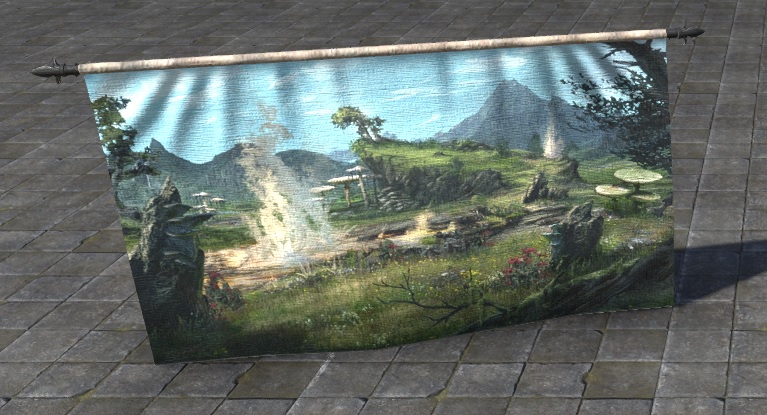 ESO Fashion | Velothi Tapestry, Geyser (Elder Scrolls Online)