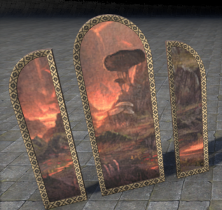 ESO Fashion | Velothi Triptych, Volcano (Elder Scrolls Online)