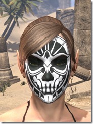 ESO Fashion | Spoked Skull Face Tattoo (Elder Scrolls Online)