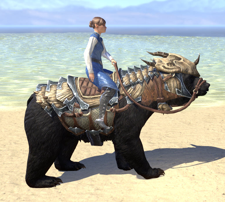 ESO Fashion | Dragonscale Barded Bear (Elder Scrolls Online)