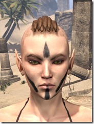 ESO Fashion | Meridian War Burst Face Markings (Elder Scrolls Online)