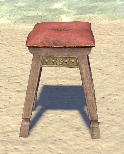 ESO Fashion | Elsweyr Barstool, Wooden (Elder Scrolls Online)