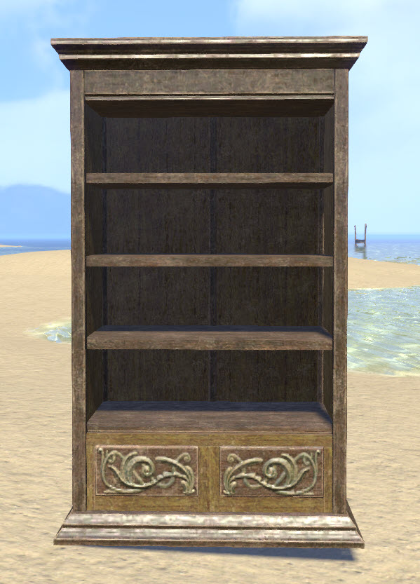 ESO Fashion | Elsweyr Bookshelf, Wooden (Elder Scrolls Online)