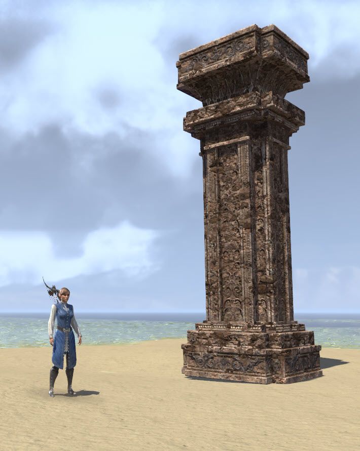 ESO Fashion | Elsweyr Pillar, Ancient Stone (Elder Scrolls Online)
