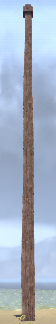 ESO Fashion | Elsweyr Pillar, Rough Wooden (Elder Scrolls Online)