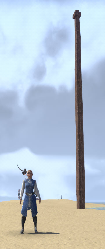 ESO Fashion | Elsweyr Pillar, Rough Wooden (Elder Scrolls Online)