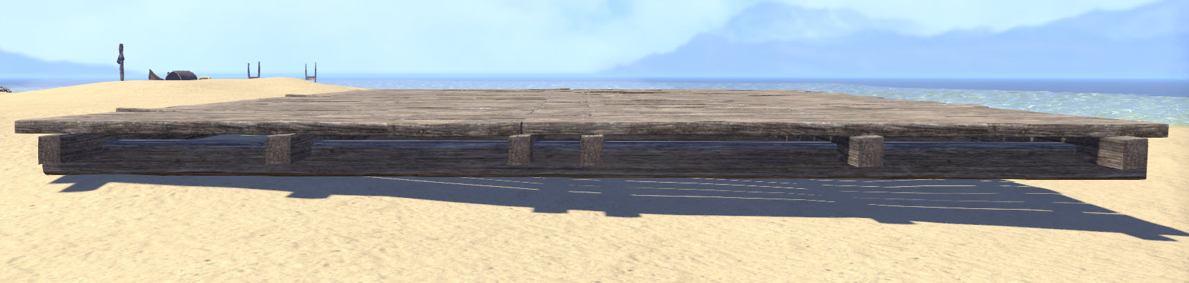 ESO Fashion | Elsweyr Platform, Wooden Large (Elder Scrolls Online)