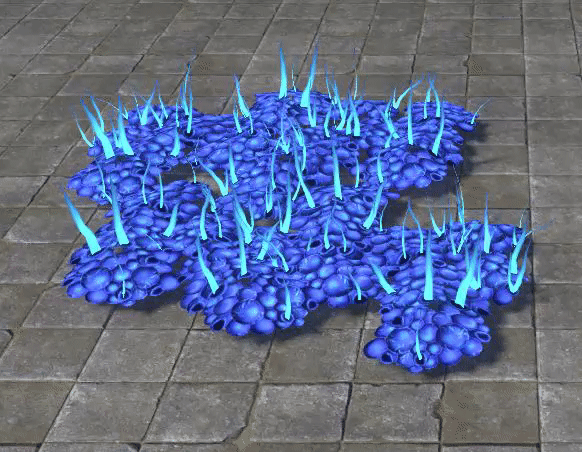 ESO Fashion | Plant Cluster, Azureblight Scaleleaf (Elder Scrolls Online)